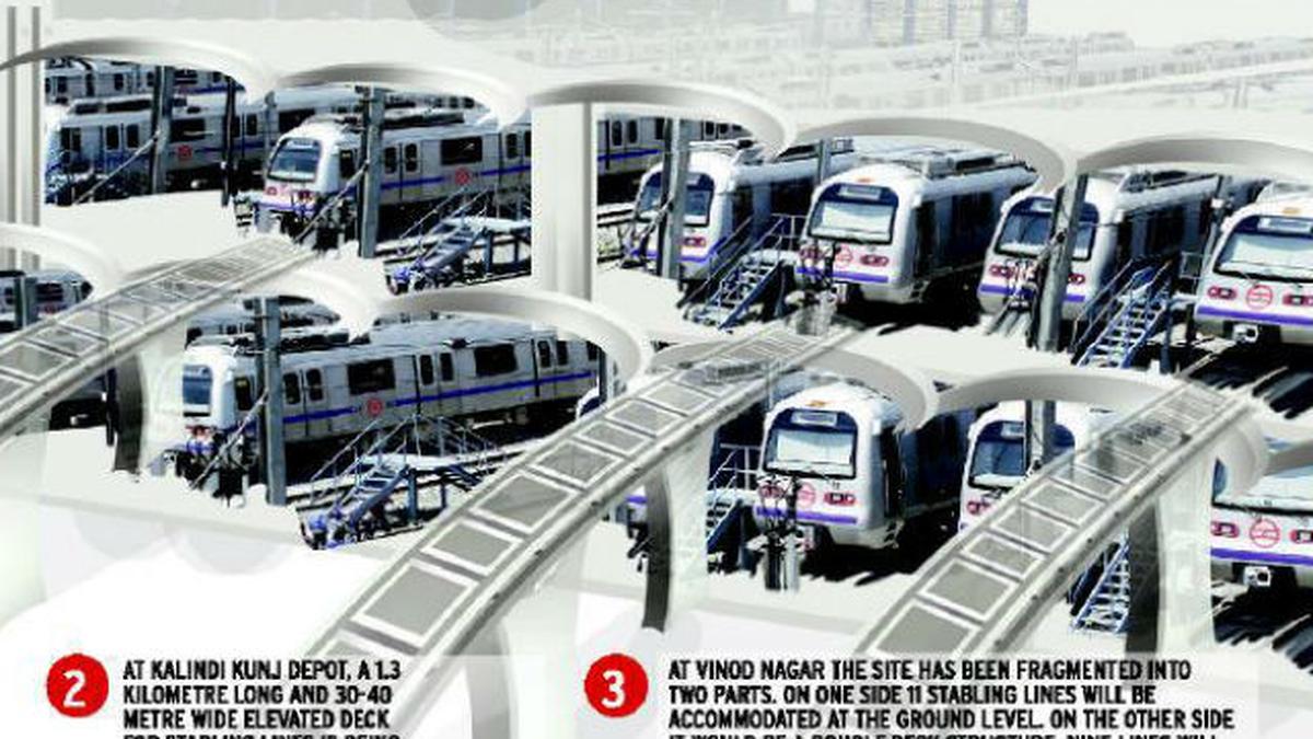 Metro to come up with elevated train depots - The Hindu