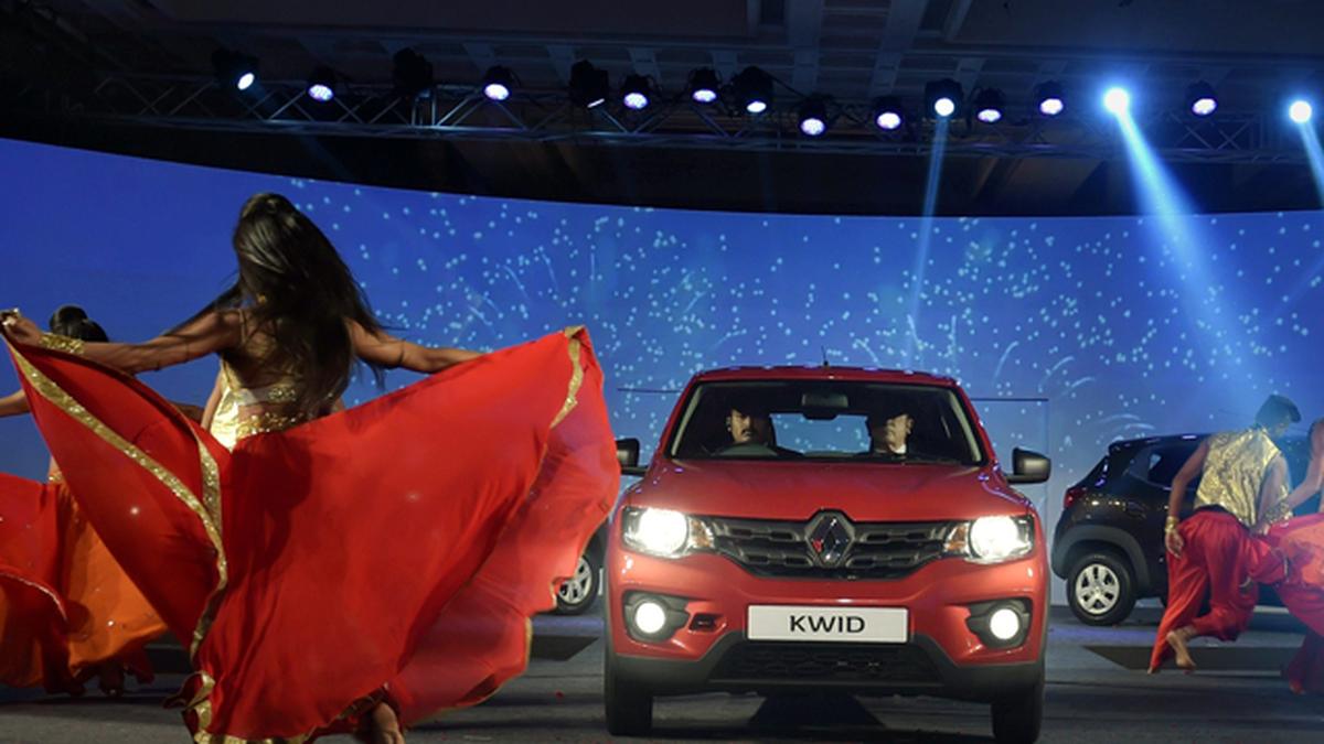 Renault unveils 800cc Kwid - The Hindu