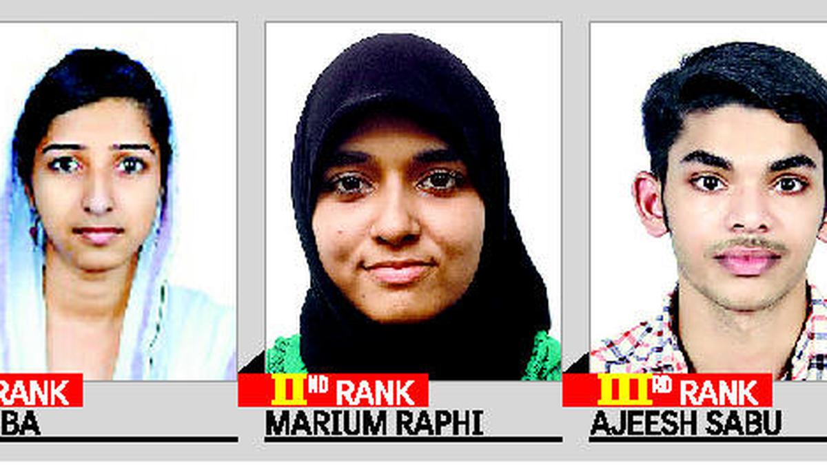Girls bag top two ranks in MBBS entrance exam - The Hindu