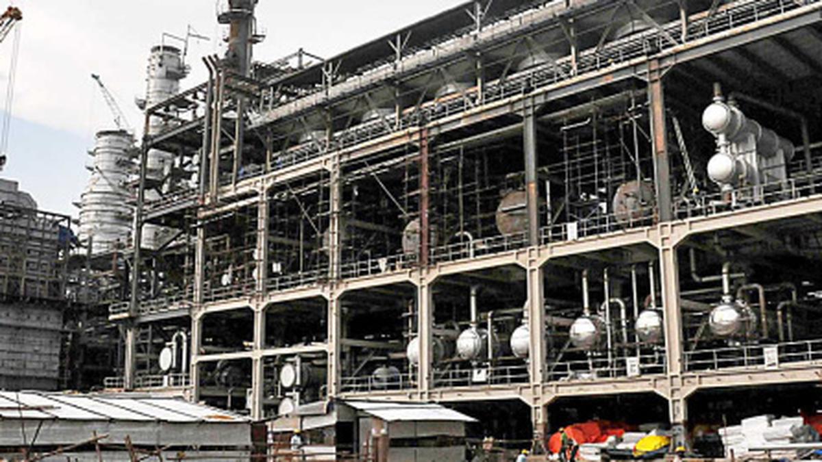 Refinery expansion enters crucial phase - The Hindu