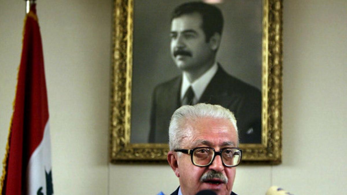 Tariq Aziz, Iraqi foreign minister under Saddam, dies - The Hindu