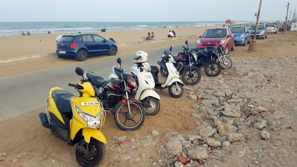 Three parking slots to come up at Palavakkam beach - The Hindu