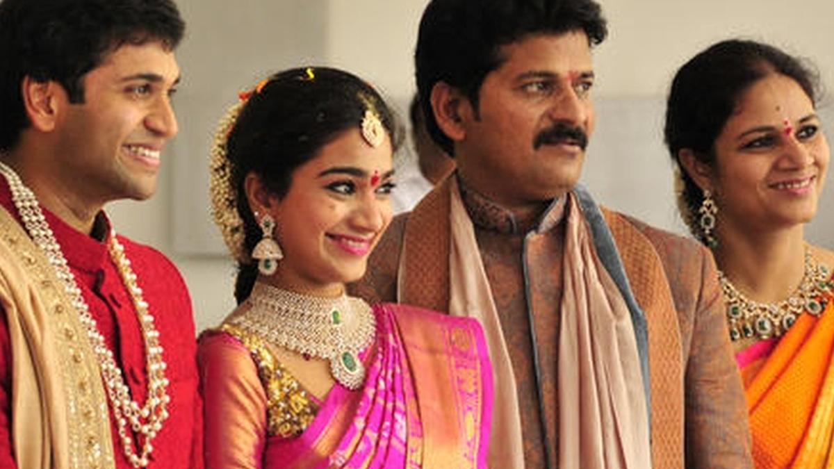 Top TDP leaders attend engagement of Revanth’s daughter - The Hindu