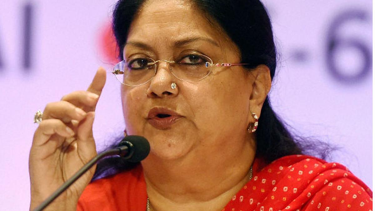 Vasundhara Raje’s name figures in Lalit Modi row - The Hindu