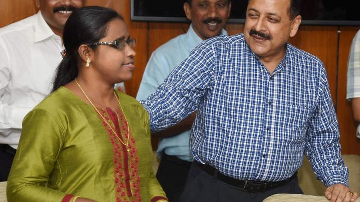 Government welcomes visually challenged IFS officer - The Hindu