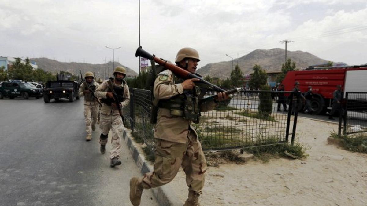 Afghan Parliament attacked - The Hindu