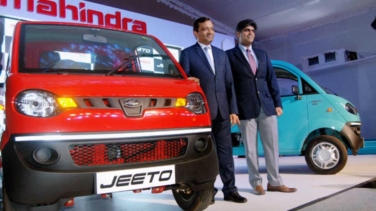 Jeeto, the new small commercial vehicle rolls out - The Hindu