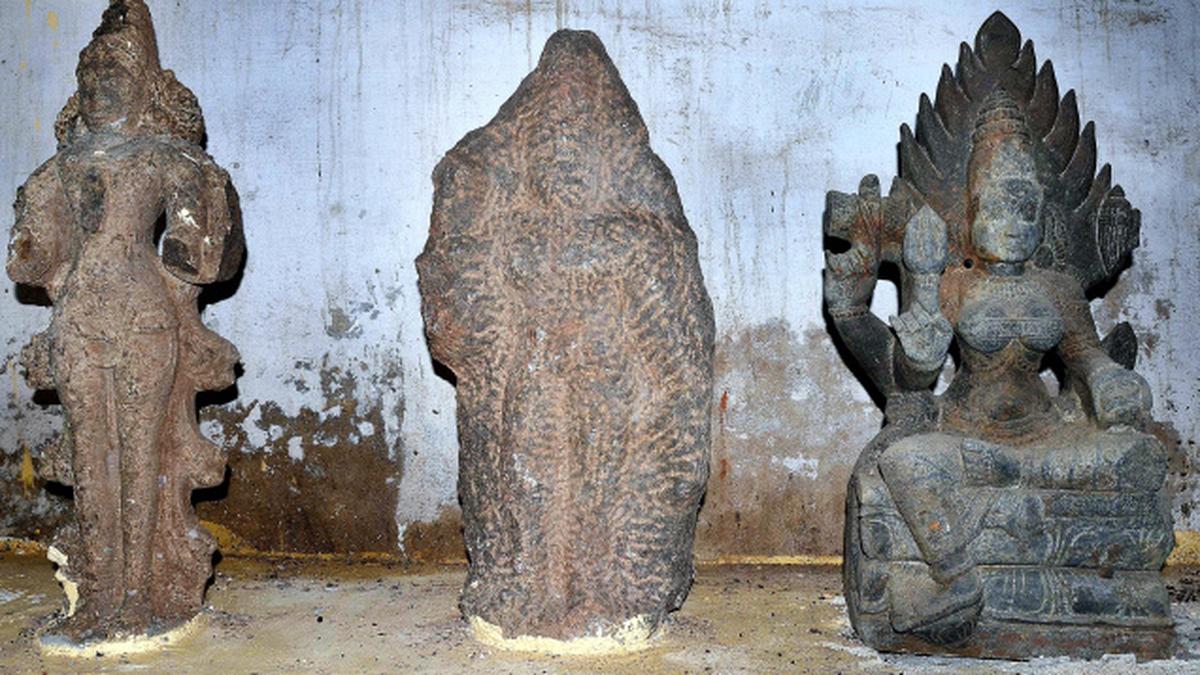 Ancient idols brought to Government Museum - The Hindu