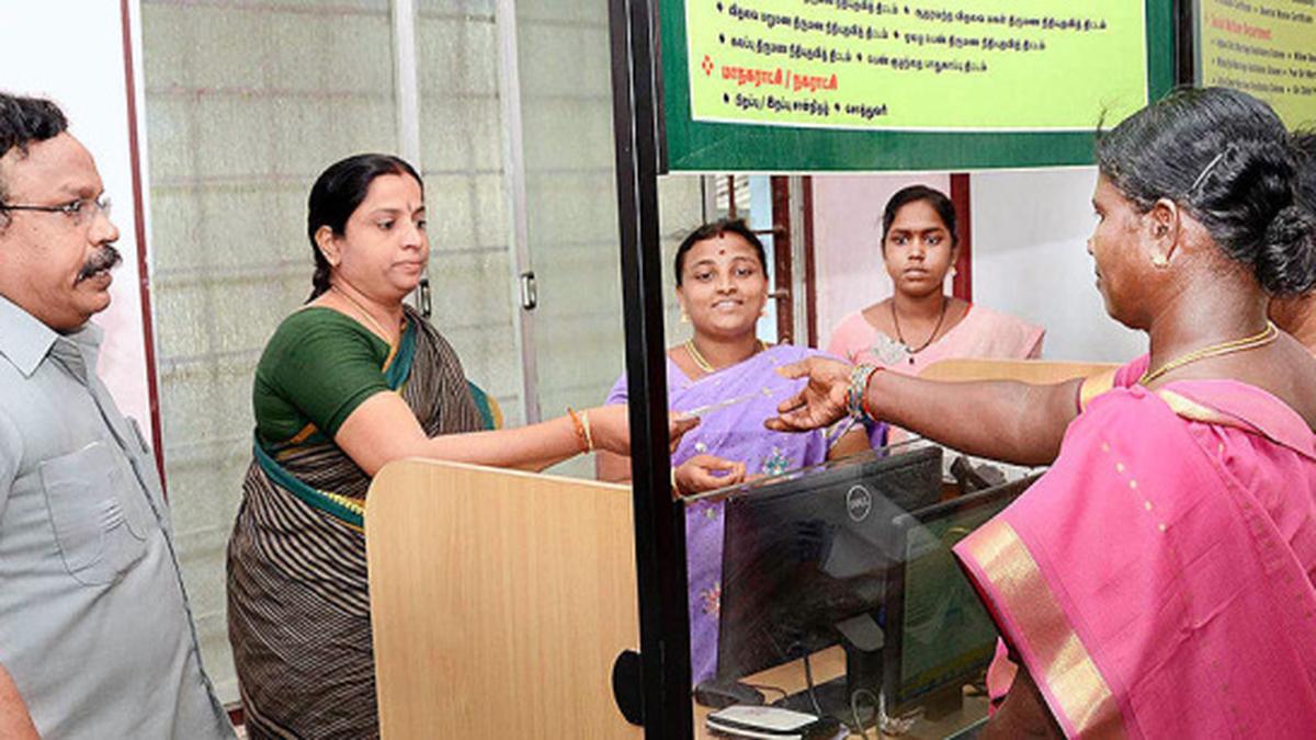 Three e-seva centres start functioning in Thanjavur - The Hindu