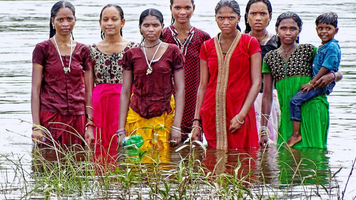 Adivasis take part in Pushkaralu for first time - The Hindu
