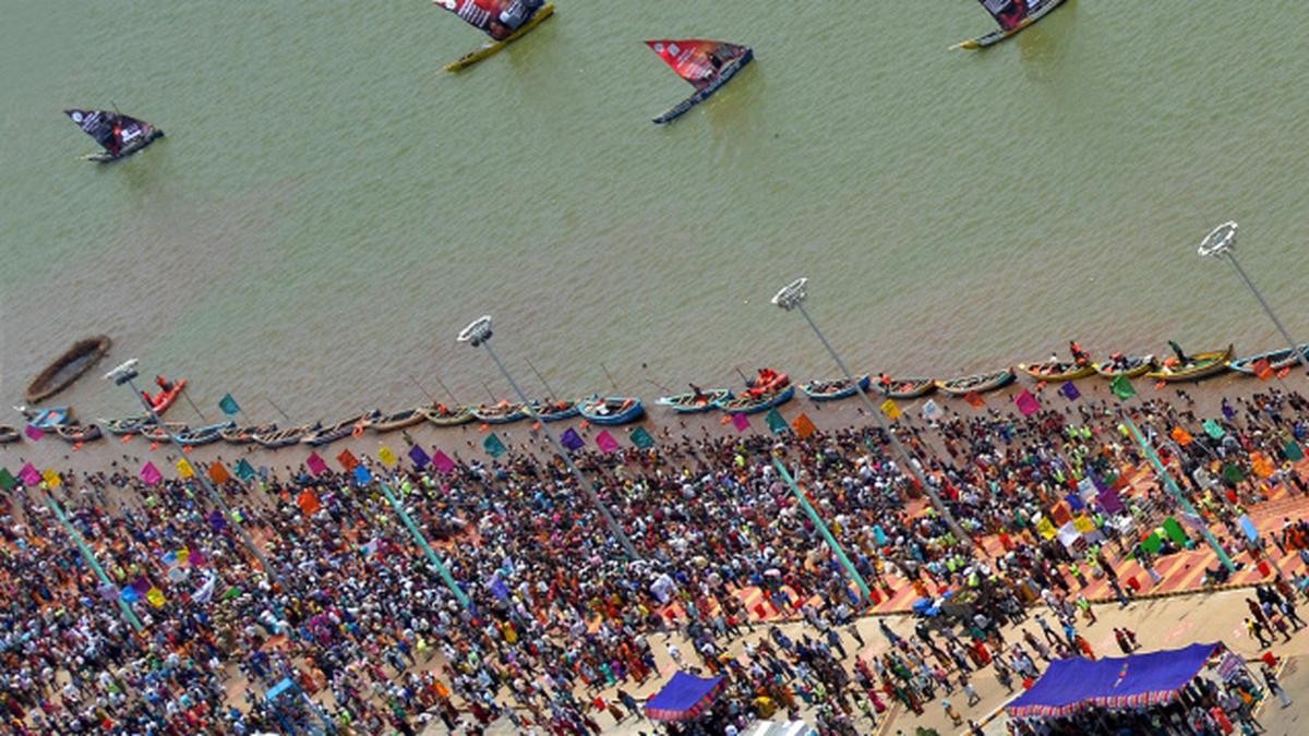 A bird’s-eye view of Pushkaram - The Hindu