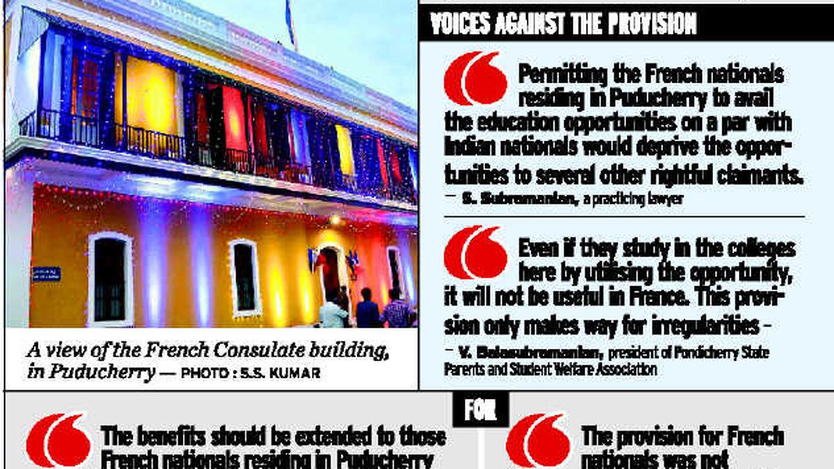 Provision for French nationals in admission evokes mixed response - The ...