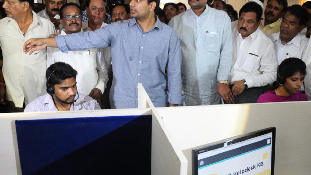 TDP call centre for party workers - The Hindu