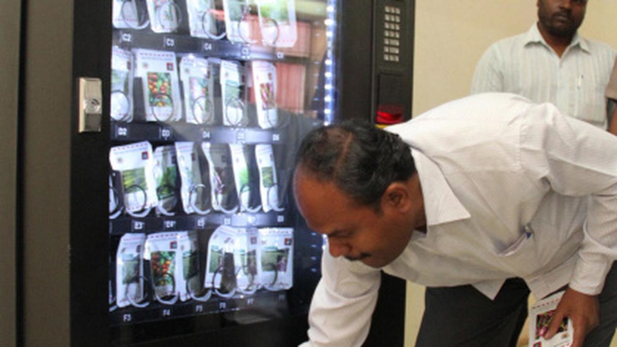 TNAU to establish 10 seed vending machines in Coimbatore - The Hindu