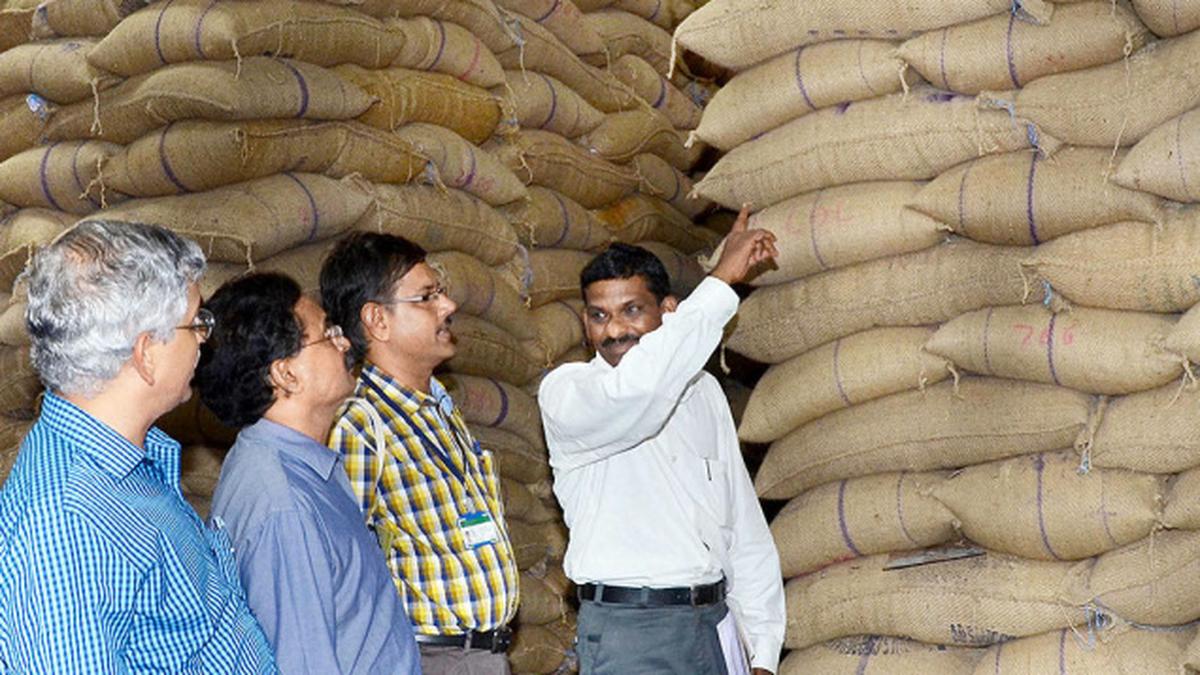 NABARD funds construction of three godowns for paddy, rice - The Hindu