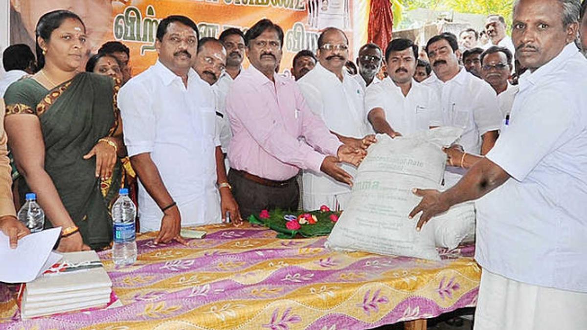 ‘Amma cement’ sale begins in districts - The Hindu