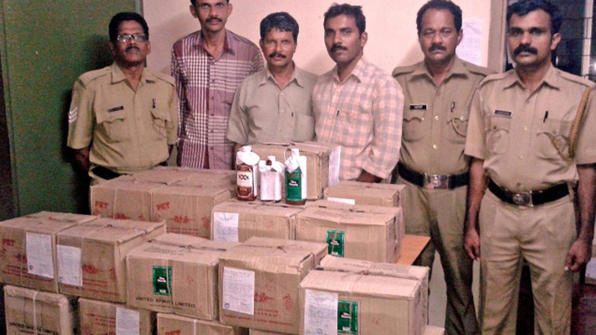 180 litres of IMFL seized - The Hindu