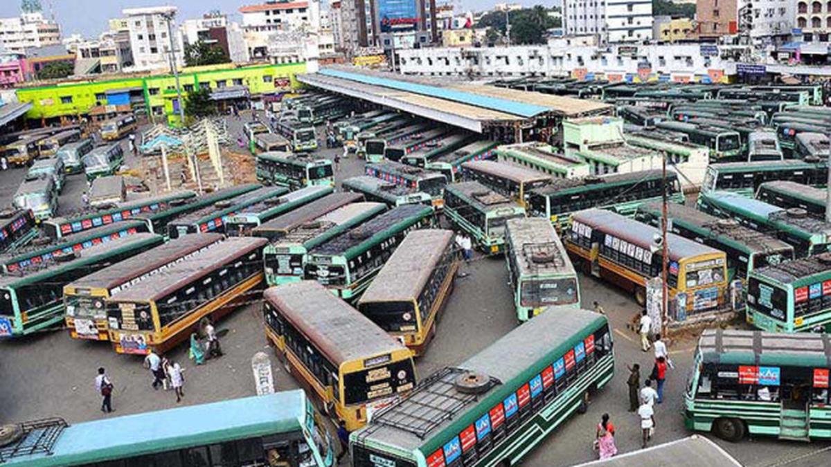The buzz at bus stand - The Hindu