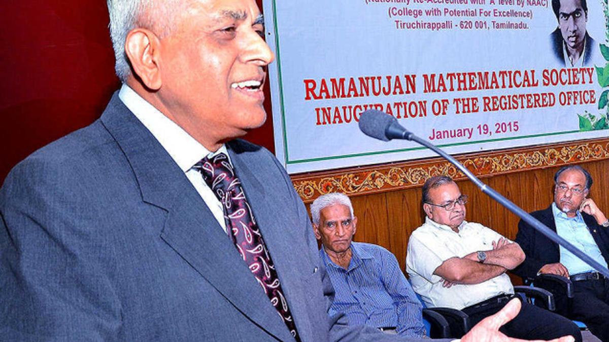 Ramanujan Society opens centre to encourage mathematics students - The ...
