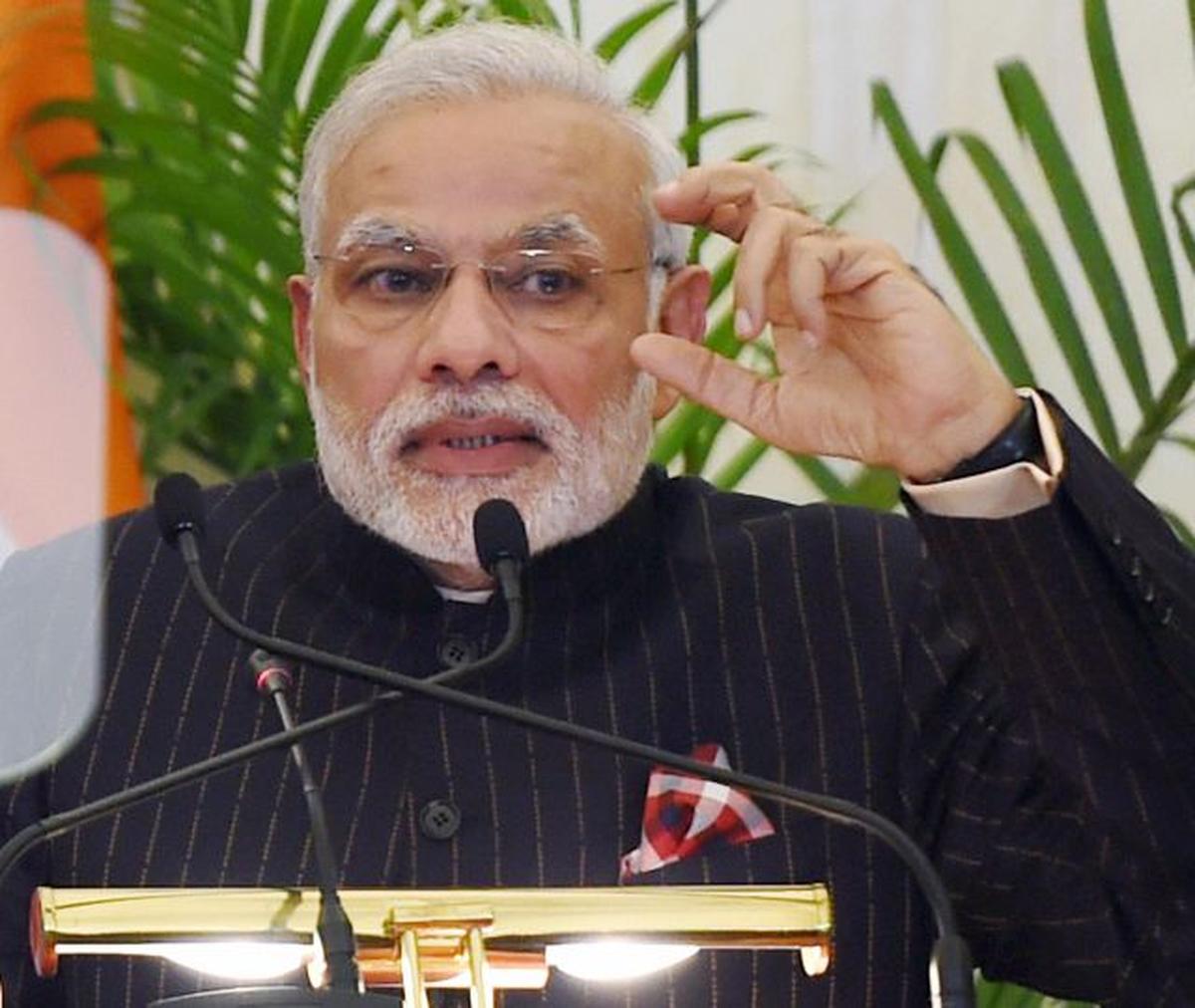 Modi’s stripes create waves - The Hindu