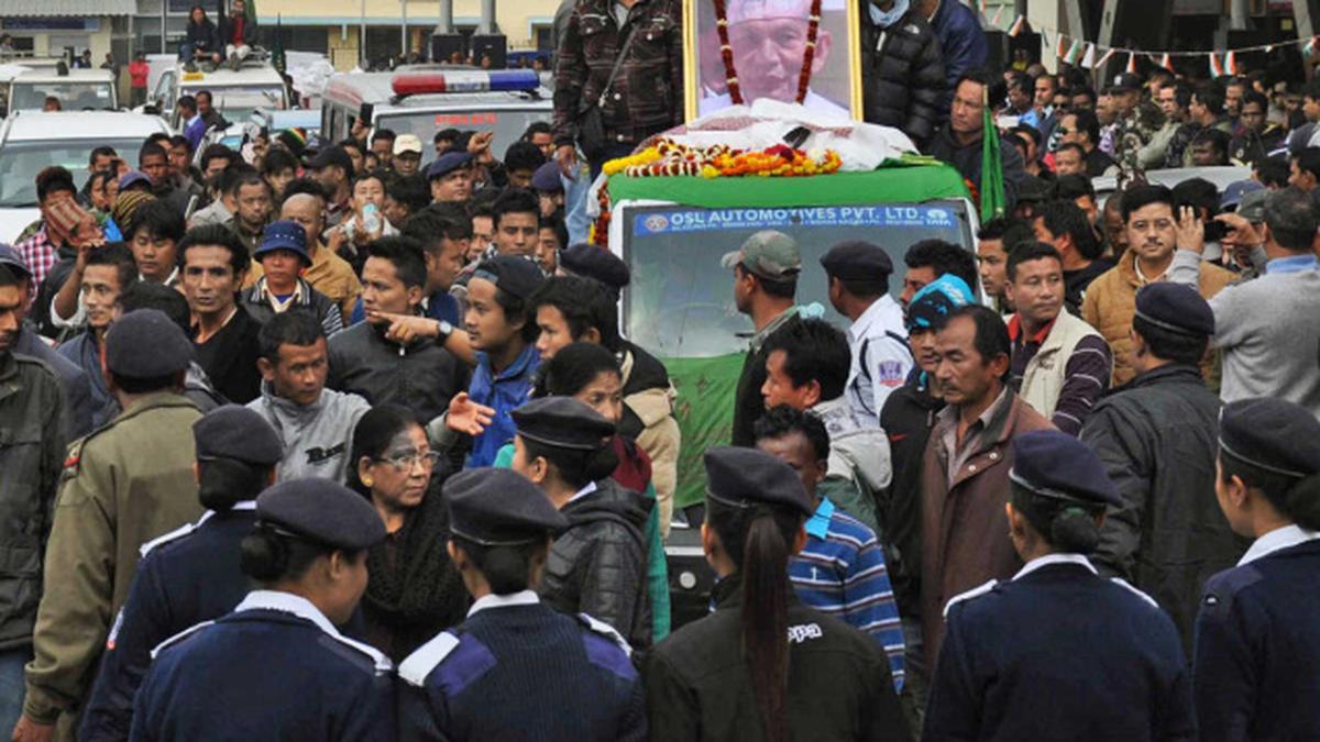 Subhash Ghising’s body brought to Darjeeling - The Hindu