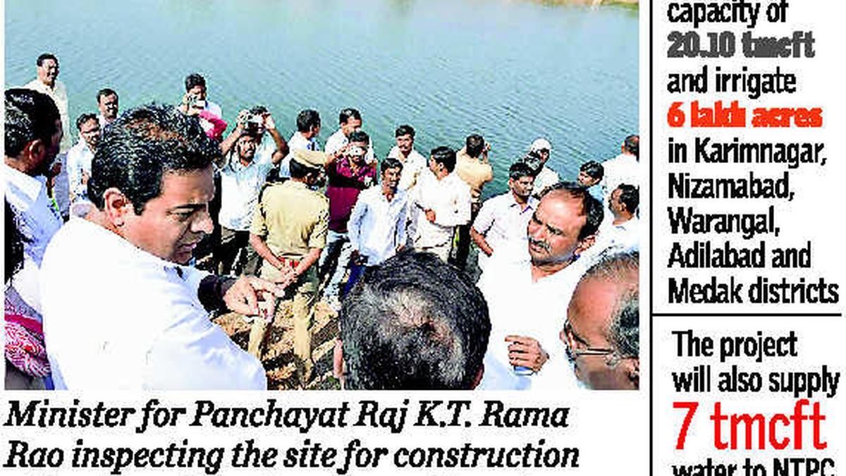 Yellampalli project set to become a lifeline for Telangana - The Hindu