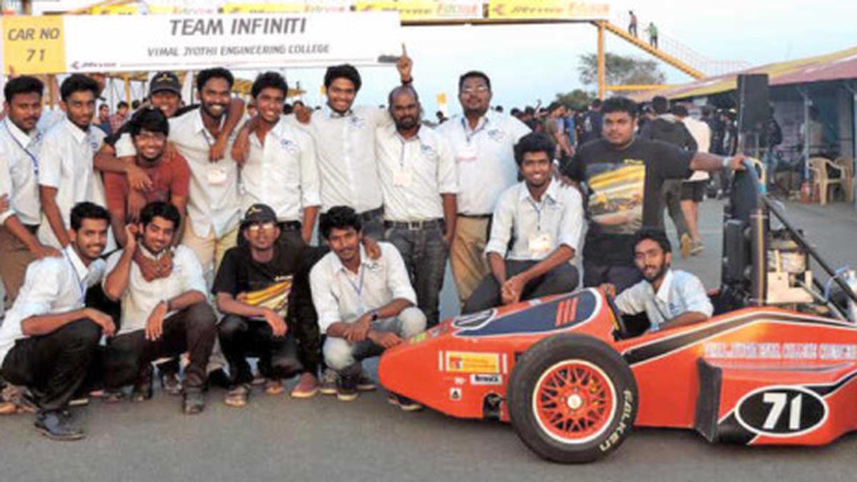 Engineering students design Formula-3 car - The Hindu