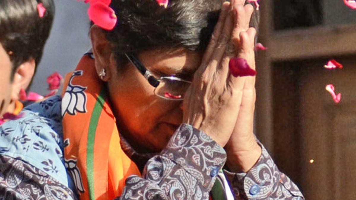 Kiran Bedi on a thanking spree - The Hindu