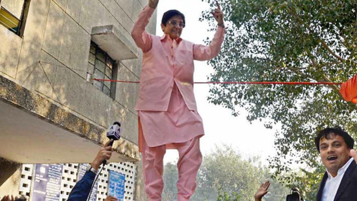 Bedi accused of violating model code - The Hindu