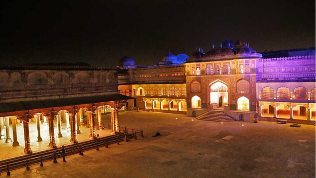 Pink City’s Amber Fort opens for night tourism - The Hindu
