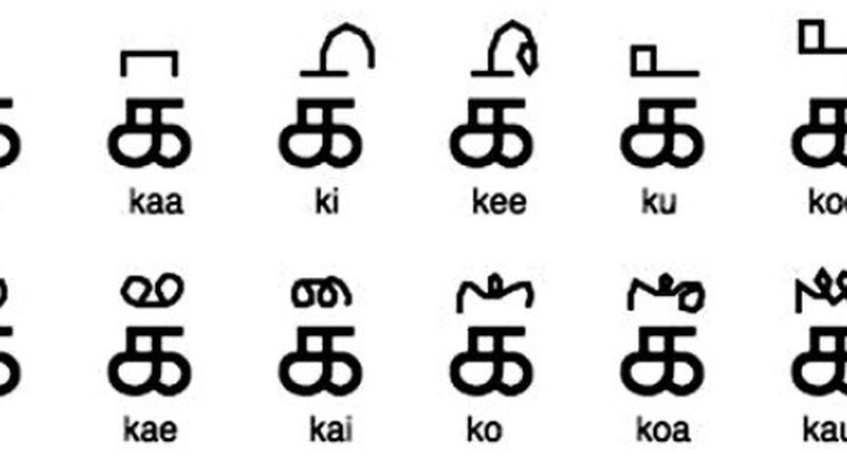 A proposal to simplify the Tamil script - The Hindu
