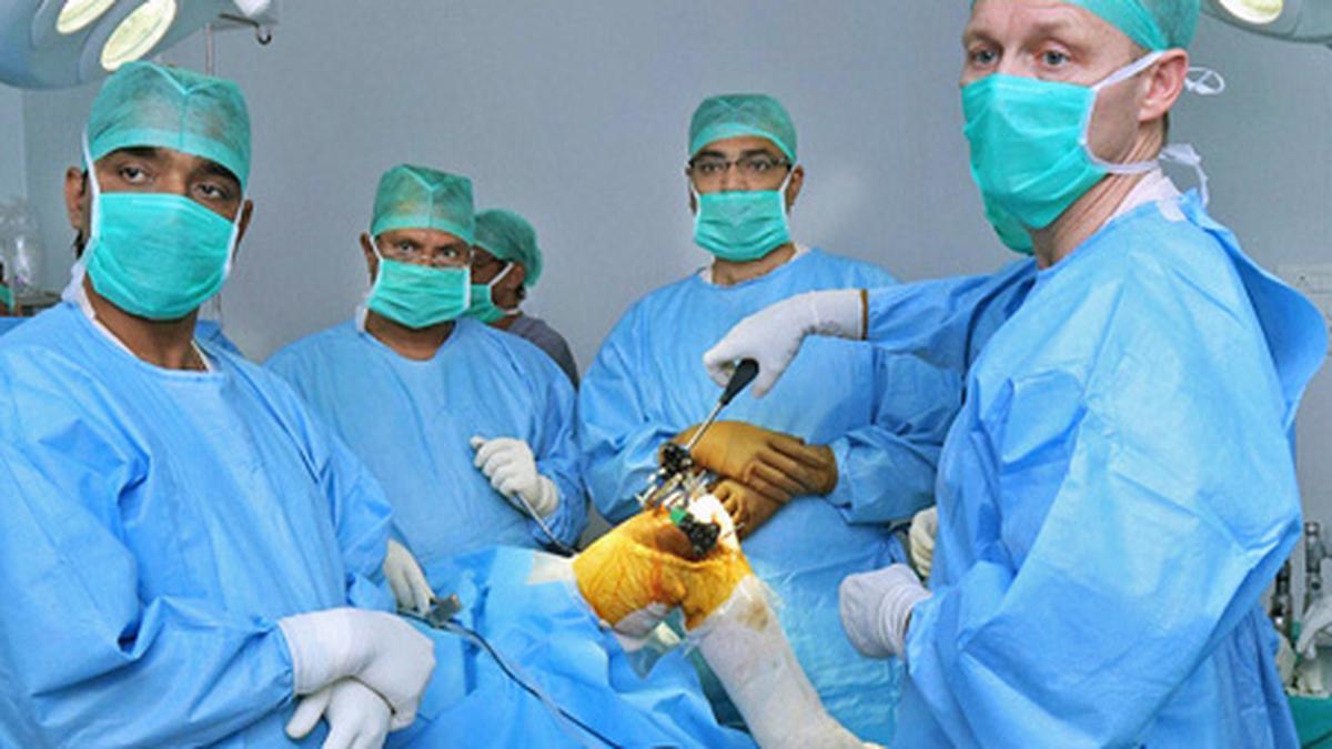 Computer-navigated knee replacement facility launched - The Hindu