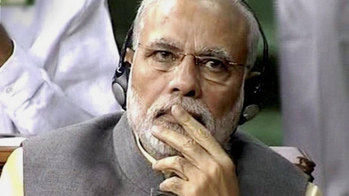 Narendra Modi takes lunch in Parliament canteen - The Hindu