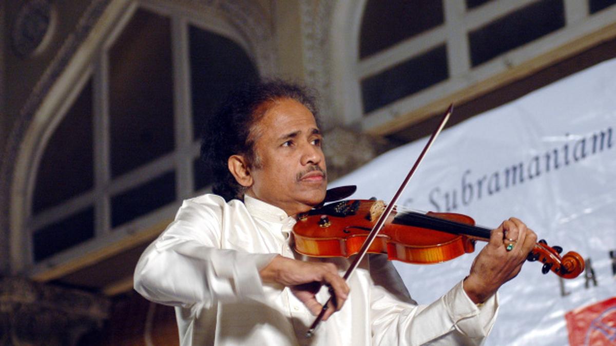 L. Subramaniam, Roshan Kumari receive Hafiz Ali Khan Award - The Hindu