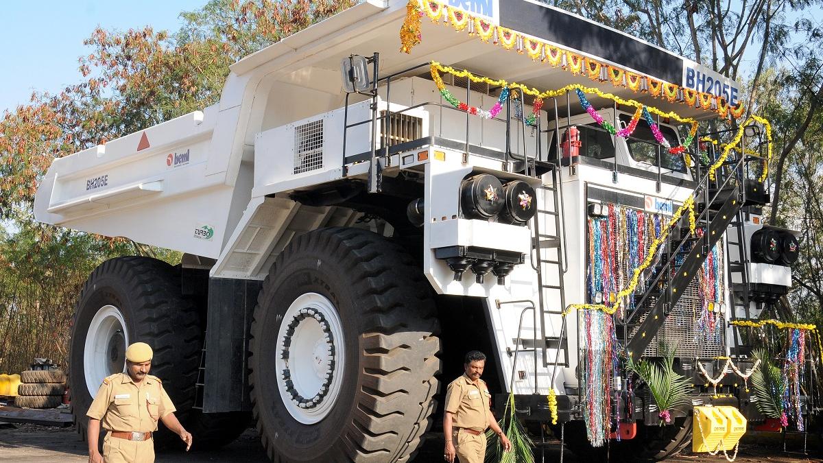 BEML rolls out country’s biggest dump truck - The Hindu