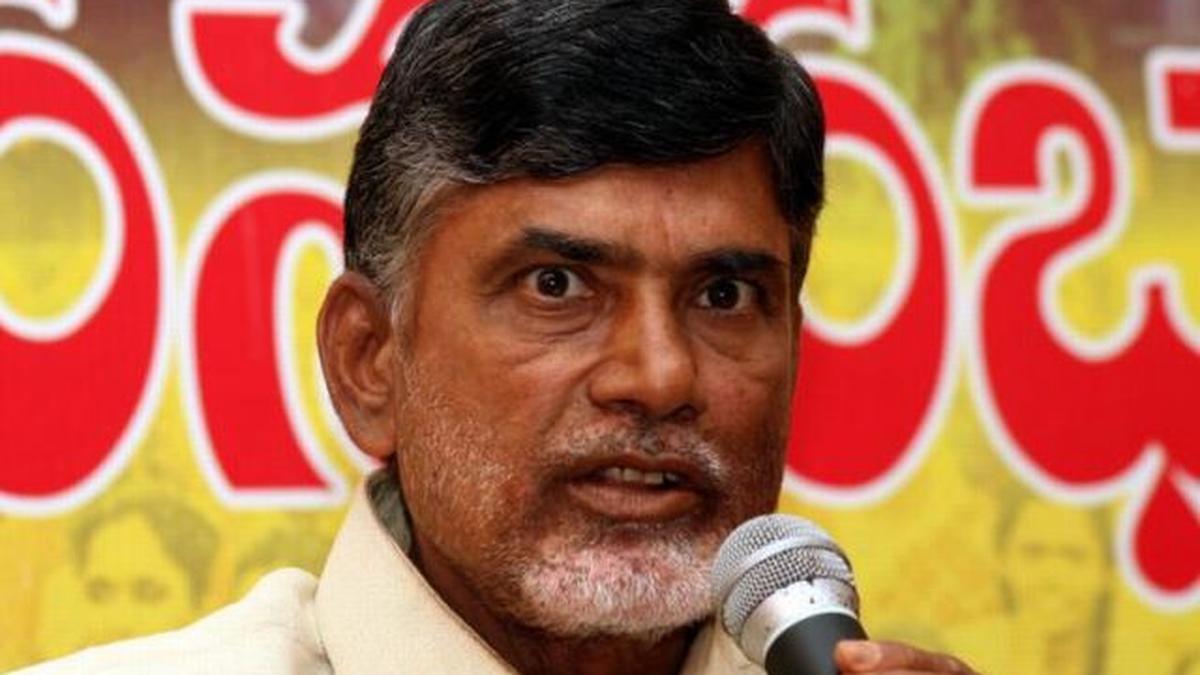 Naidu defends acquiring huge chunks of land for capital - The Hindu