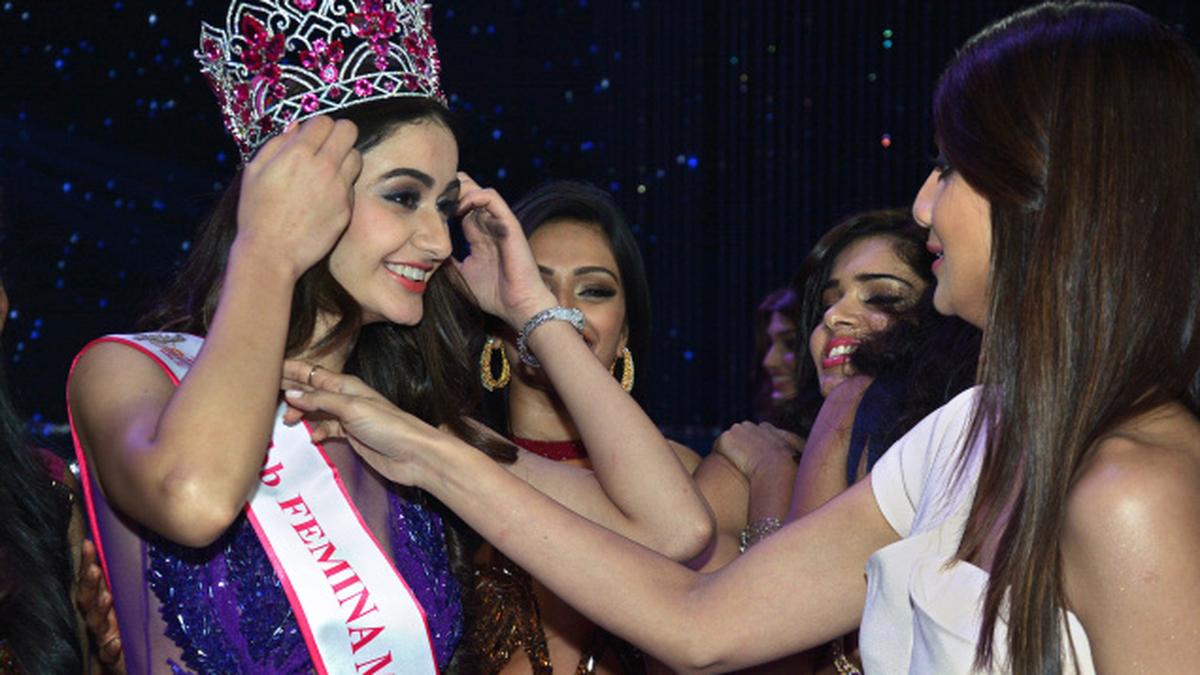 Gurgaon girl on top of the world after winning Miss India crown - The Hindu