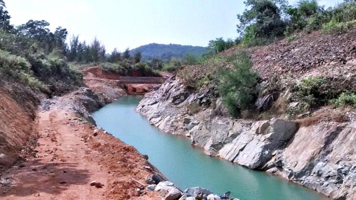 Water release trials begin in Varahi - The Hindu