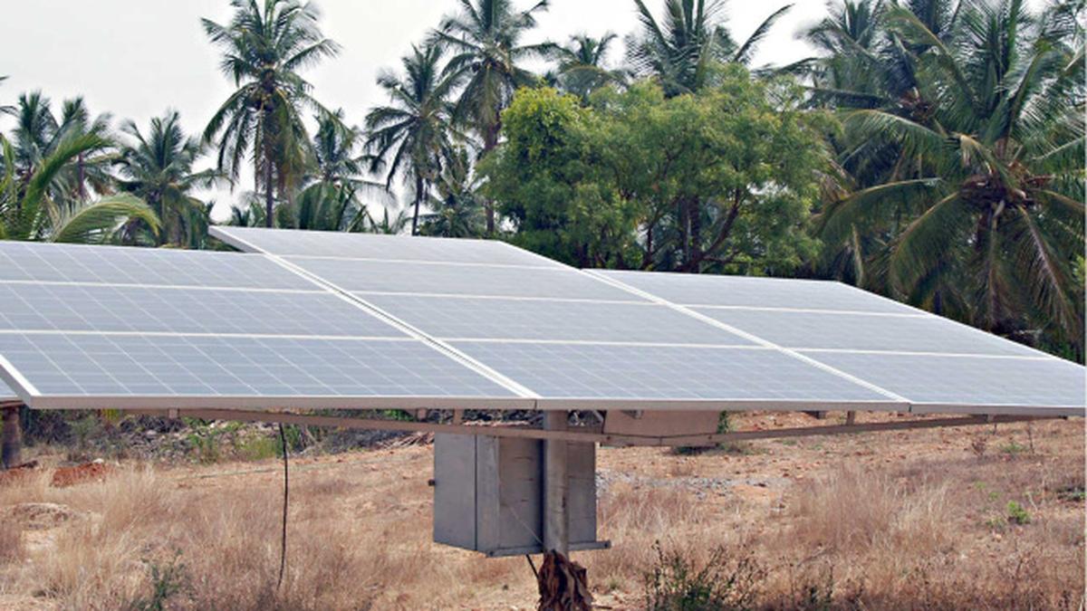 How solar power made him self-reliant - The Hindu