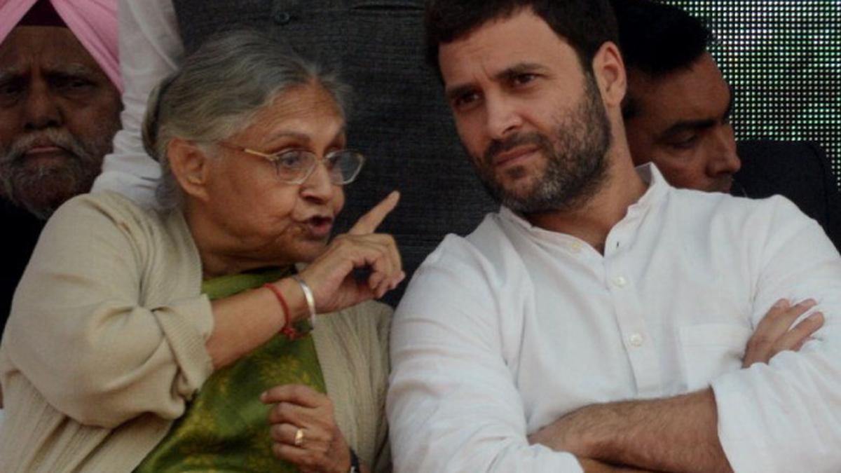 Scepticism over Rahul’s leadership qualities: Sheila Dikshit - The Hindu