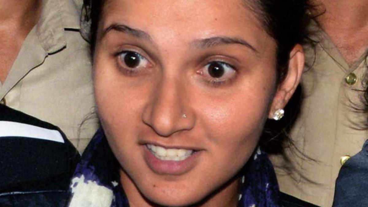 A touching welcome to Sania - The Hindu