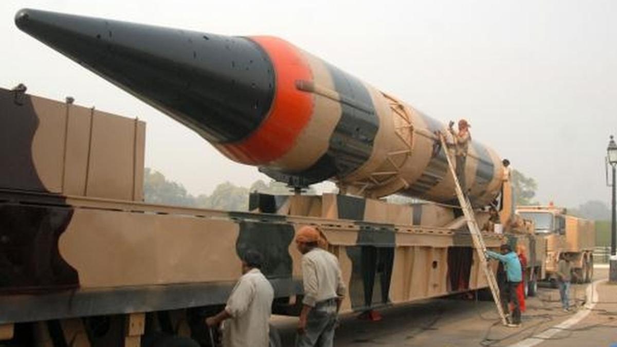 Agni-III missile test-fired successfully by SFC - The Hindu