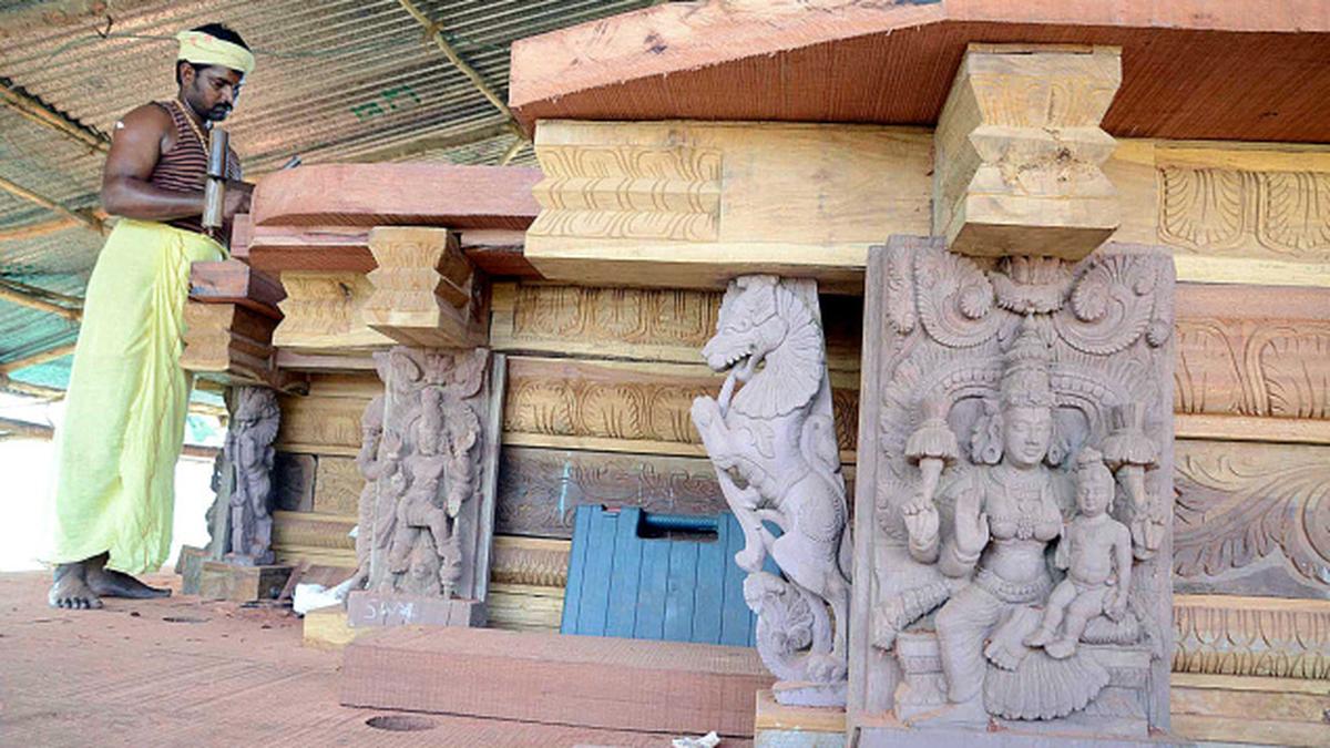 Renovation of ‘Azhi Ther’ nearing completion - The Hindu