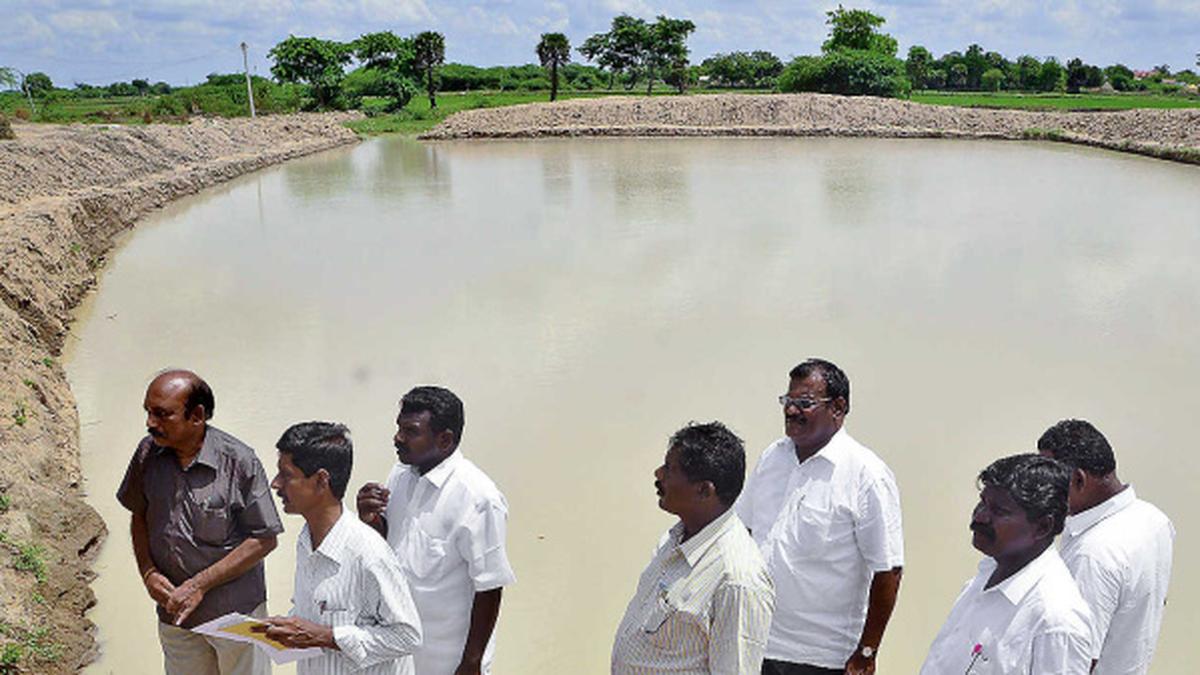 Villagers get back ‘oorani’ that was in ruins for a century - The Hindu