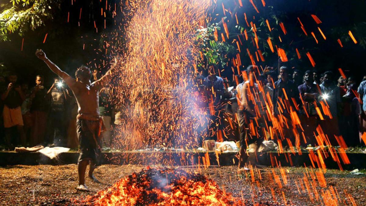 A unique ritual fired with devotion - The Hindu