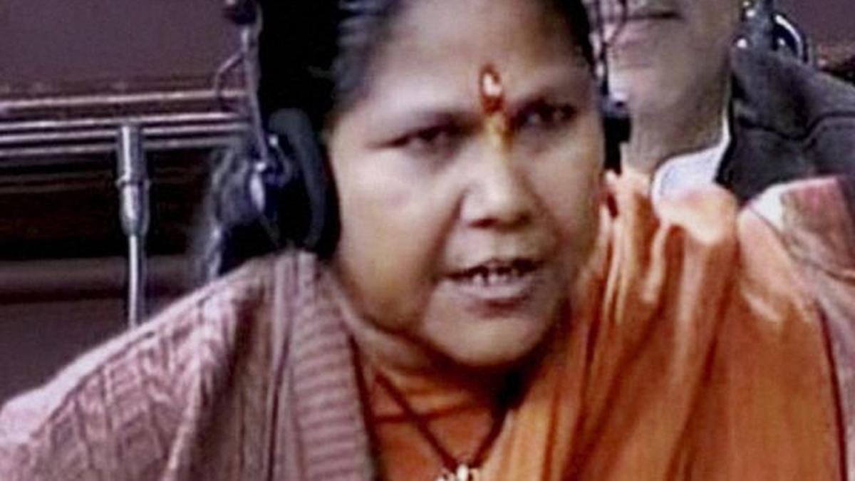 Despite uproar, govt. backs Sadhvi - The Hindu