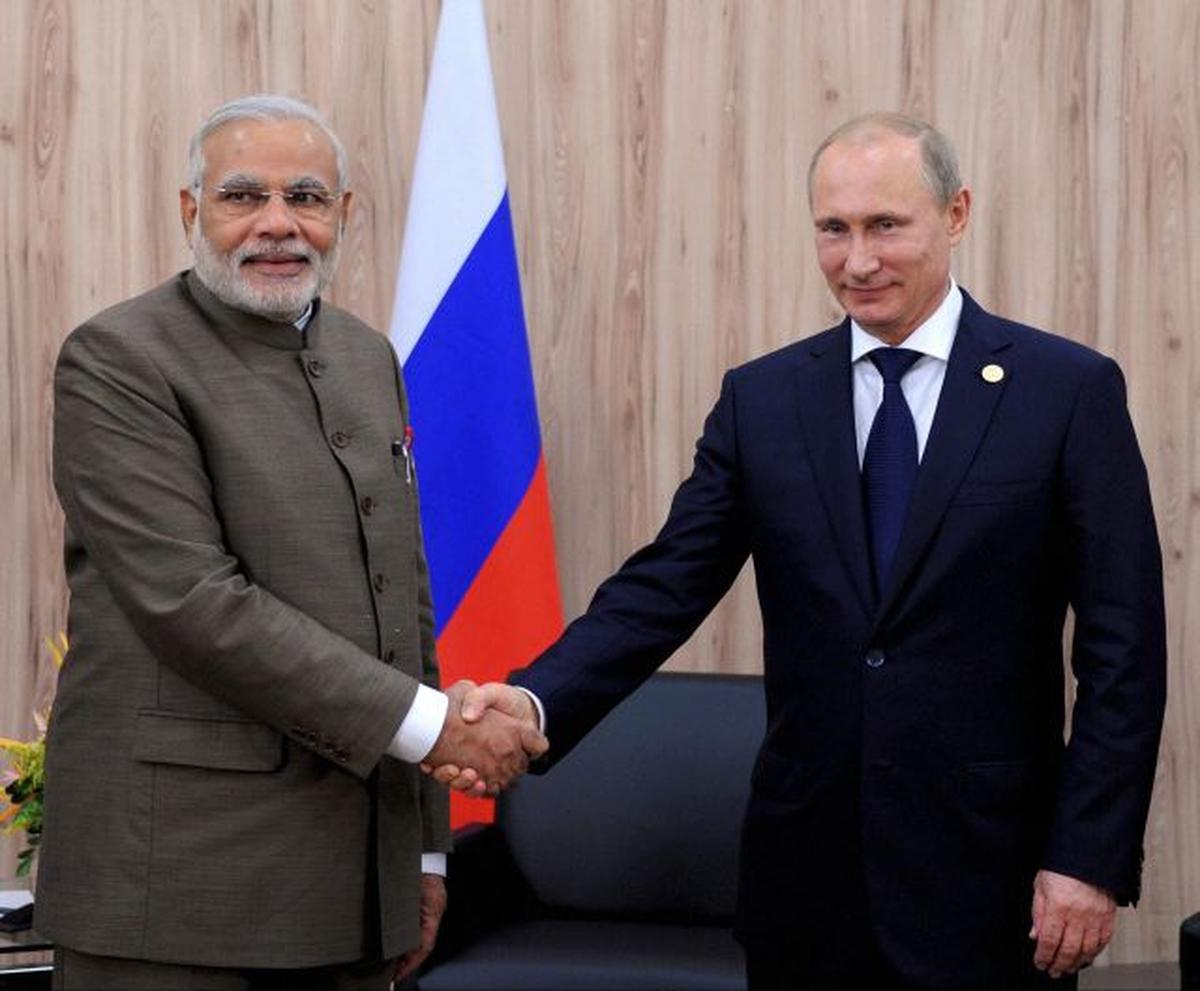 Committed to deepen Indo-Russian ties: Modi tells Putin - The Hindu