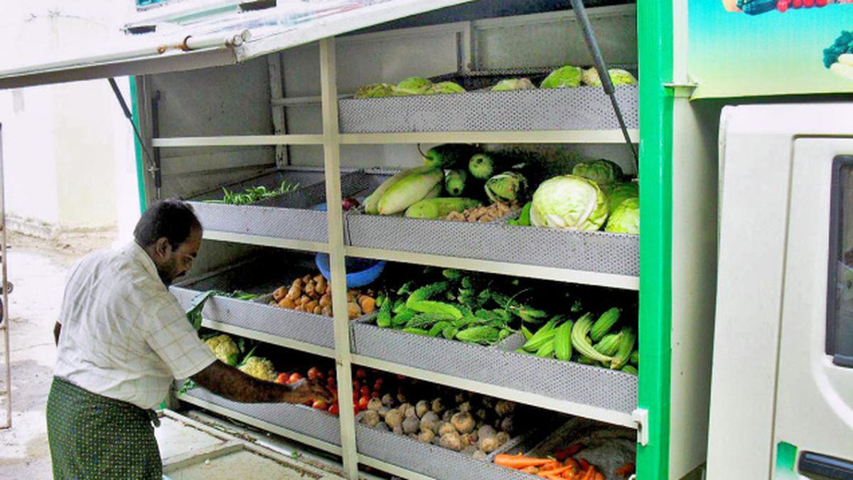 Vegetable vending vans to eliminate middlemen - The Hindu