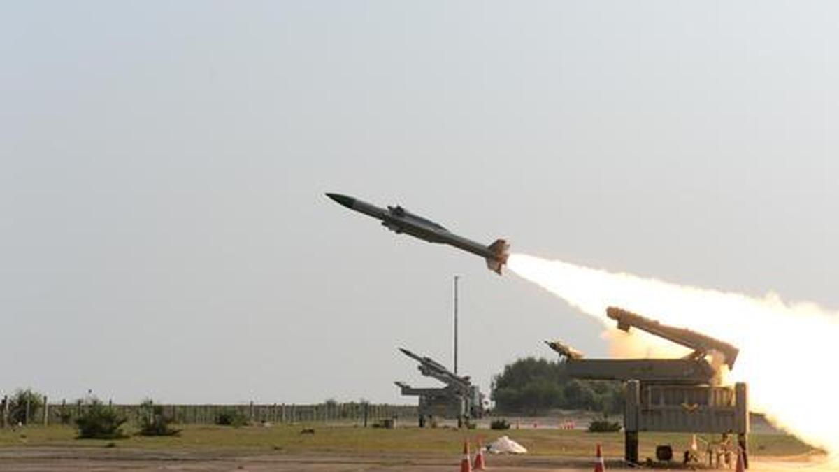 Akash missiles launched against flying targets - The Hindu