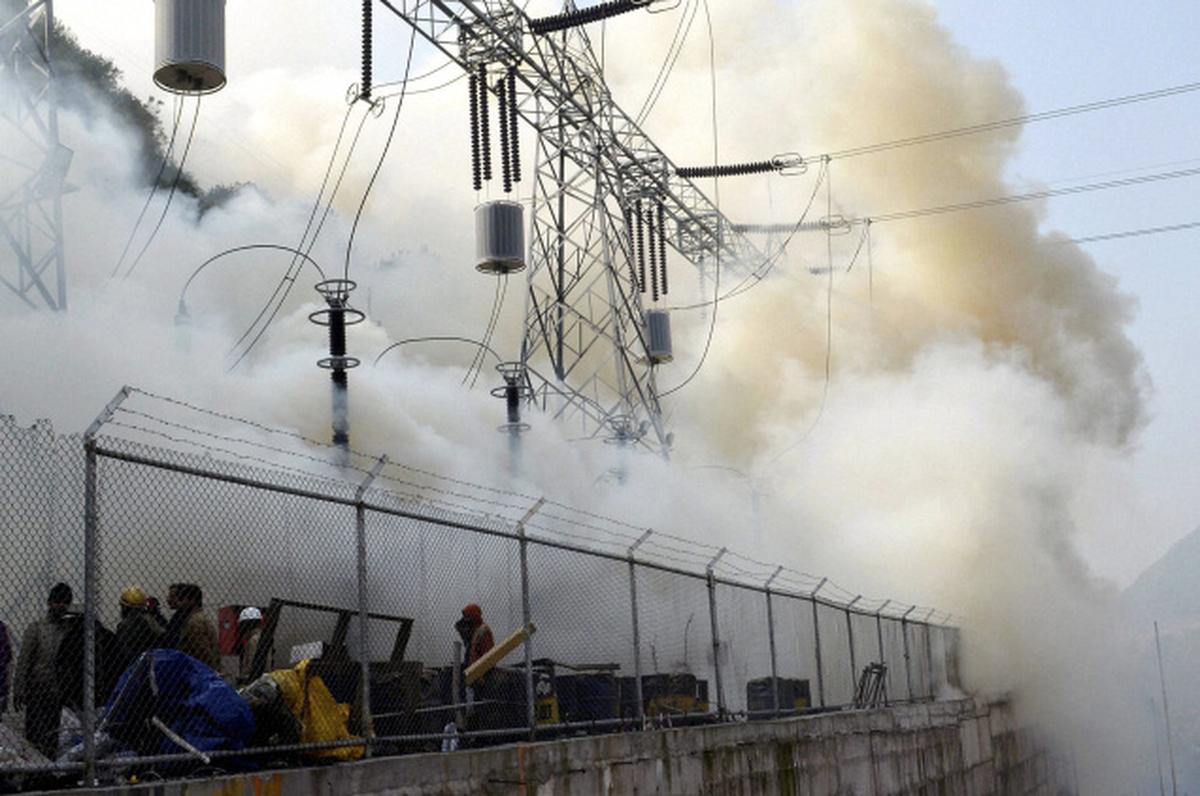 Major fire at Uri power plant - The Hindu
